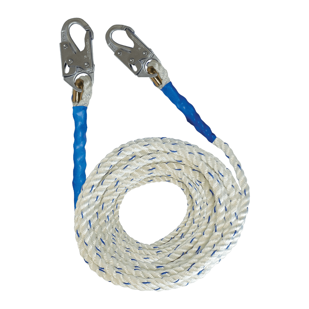 Vertical Rope Lifeline with Double-Hooks – 24Hr Safety