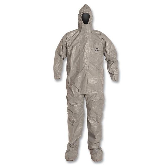 DuPont Tychem 6000 Coveralls - Gray - (6 Per Case) – 24Hr Safety